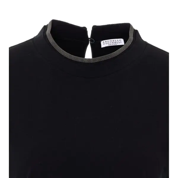 Brunello Cucinelli Monile Turtleneck T-shirt - Black