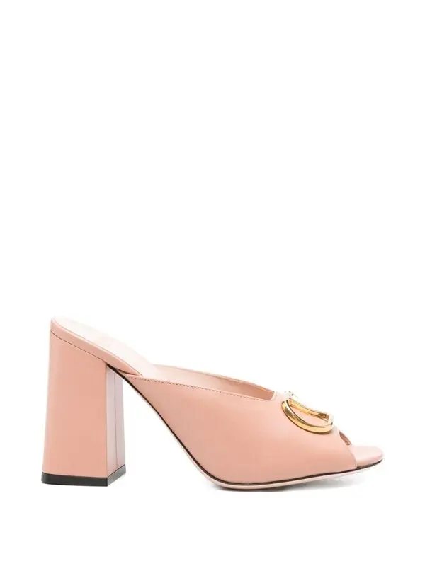 Valentino Garavani Vlogo Signature Leather Mules - Multicolor