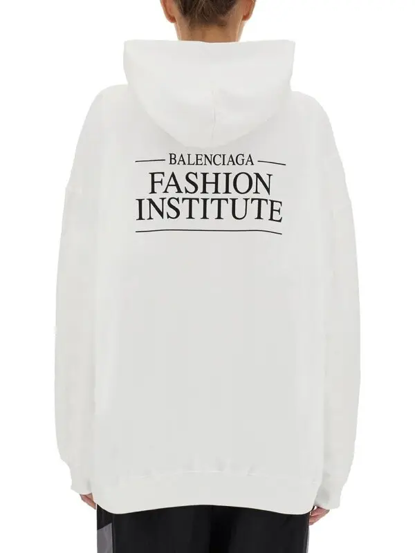 Balenciaga Fashion Institute Sweatshirt - White