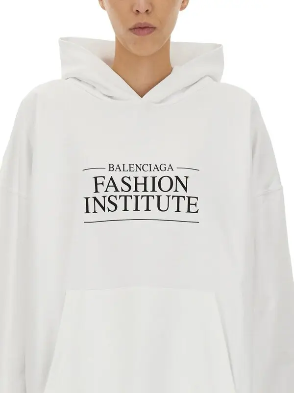 Balenciaga Fashion Institute Sweatshirt - White