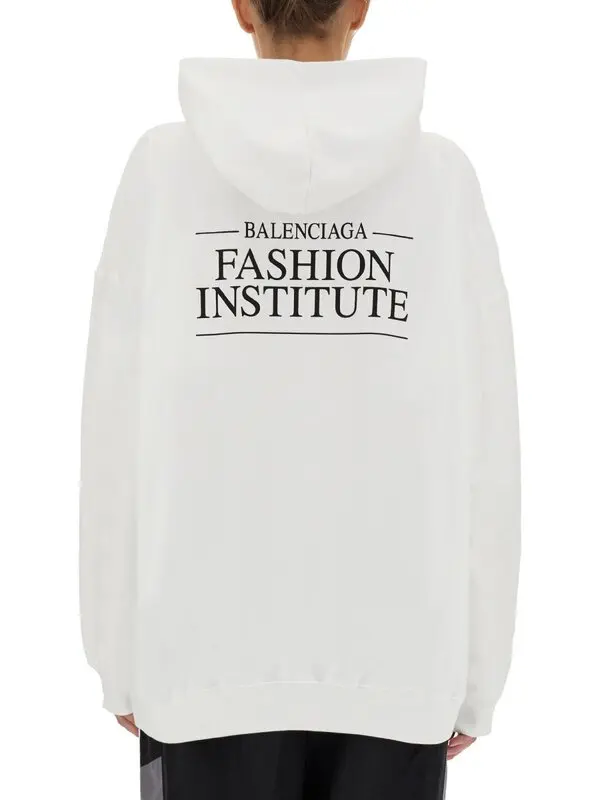 Balenciaga Fashion Institute Sweatshirt - White