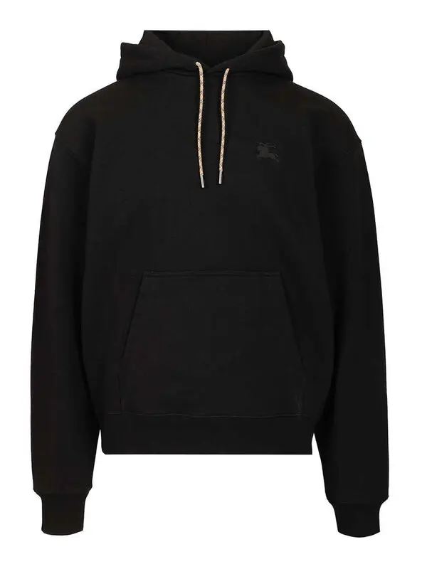 Burberry Cotton Hoodie - Black
