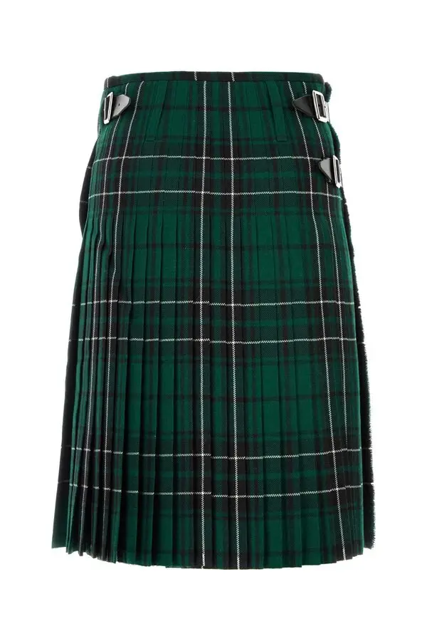 JW Anderson Embroidered Wool Skirt