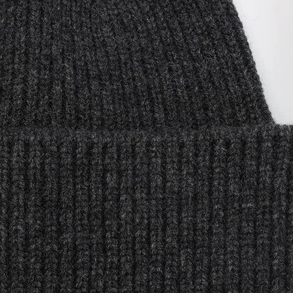 Destin Anthracite Grey Cashmere Blend Beanie
