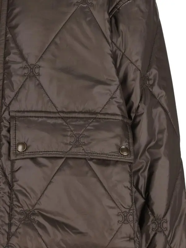 Celine Quilted Nylon Jacket - Multicolor
