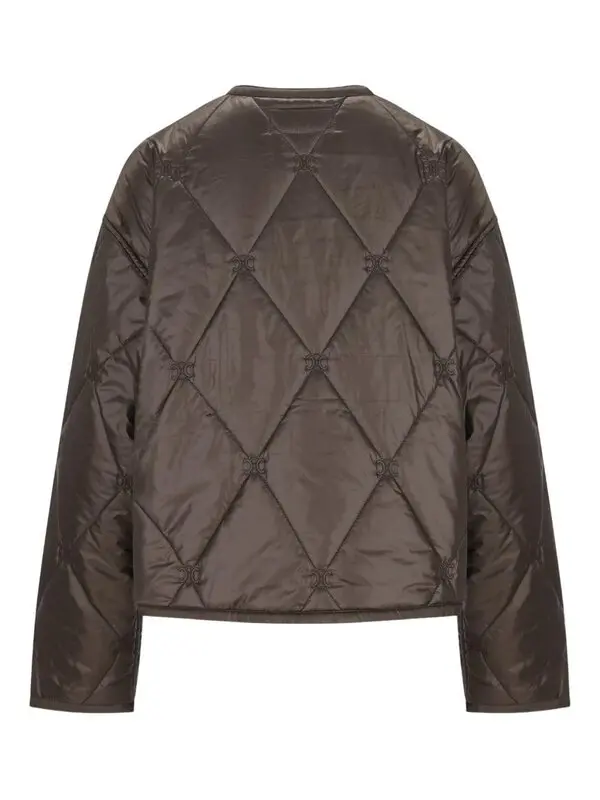 Celine Quilted Nylon Jacket - Multicolor