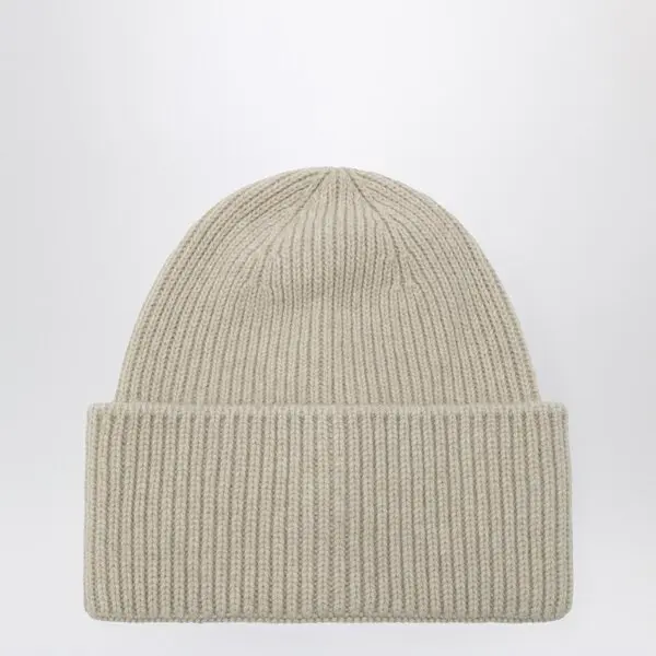 Destin Ivory Wool And Cashmere Beanie - White