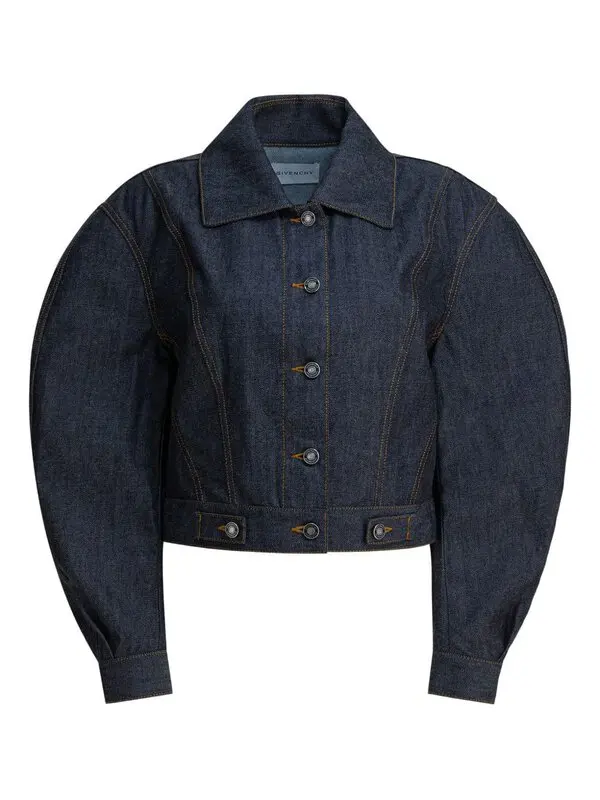Givenchy Denim Cotton Jacket - Multicolor