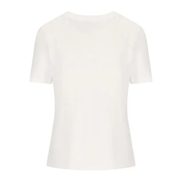 Chloé Organic Cotton Logo Print T-shirt - Cream