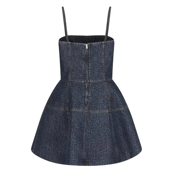 Fendi Bustier Balloon Skirt Cocktail Dress