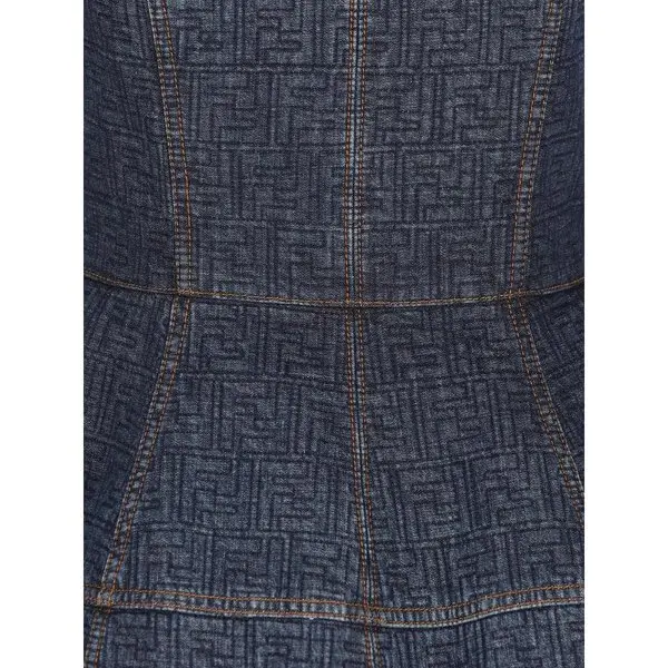 Fendi Bustier Balloon Skirt Cocktail Dress