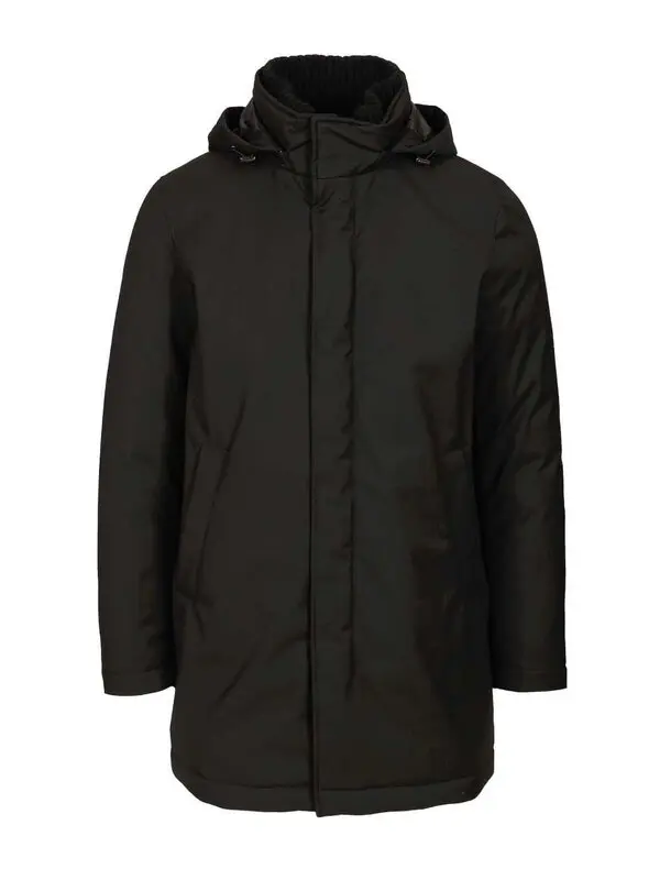 Herno Technical Fabric Parka - Black