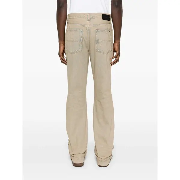 Amiri Neutrals Denim Bootcut Jeans