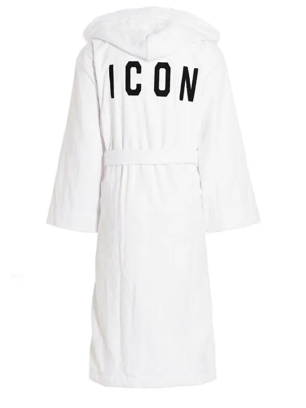 Dsquared2 Bathrobe With Logo