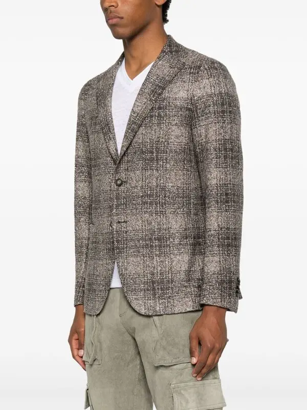 Tagliatore Blazer In Wool And Silk Jersey