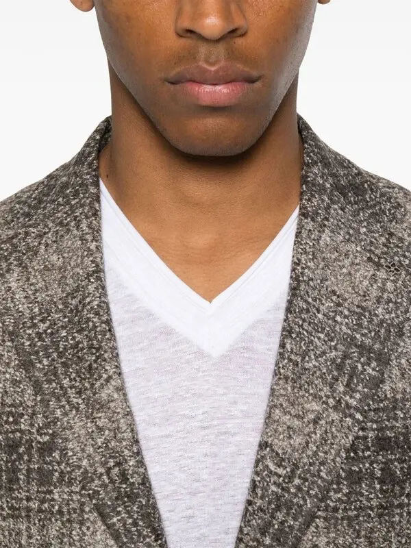 Tagliatore Blazer In Wool And Silk Jersey