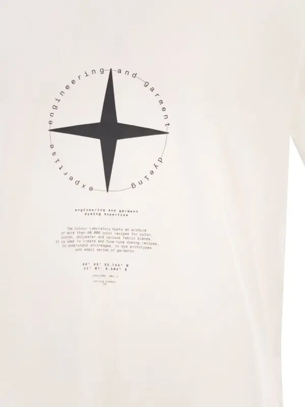 Stone Island Regular Fit T-shirt With “light Compass” Print
