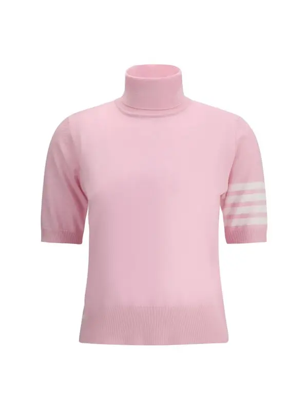 Thom Browne Turtleneck Sweater - Pink