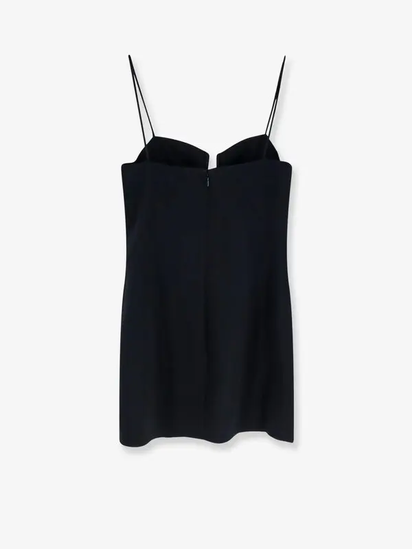 Givenchy Cutaway Satin Mini Dress