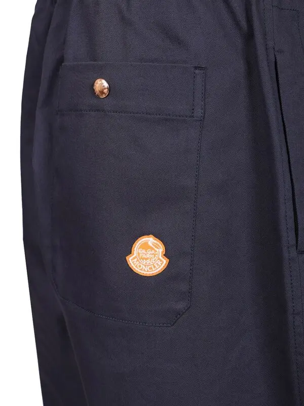 Moncler Cotton Gabardine Trousers