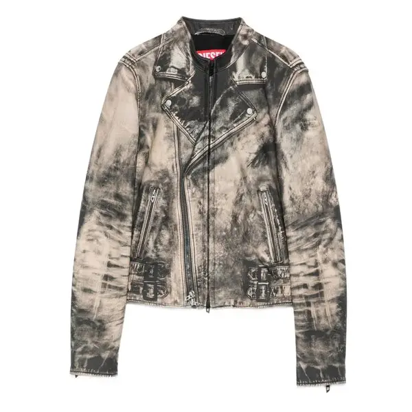 DIESEL® Neutrals Jackets Leather Jackets