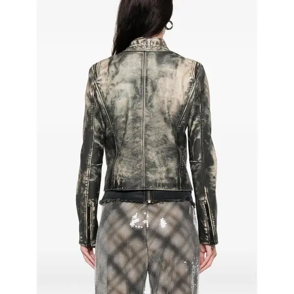 DIESEL® Neutrals Jackets Leather Jackets