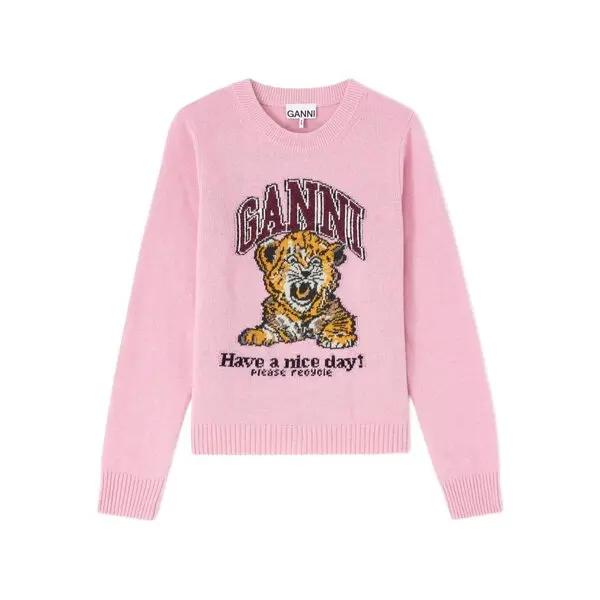 GANNI Knitwear Jumpers - Pink