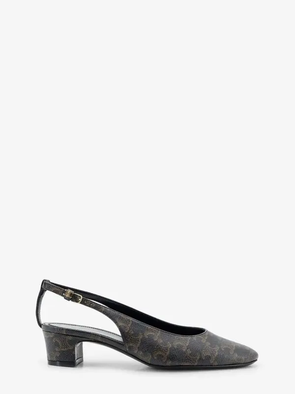 Celine Neo City Triomphe Coated Canvas Decollete - Multicolor