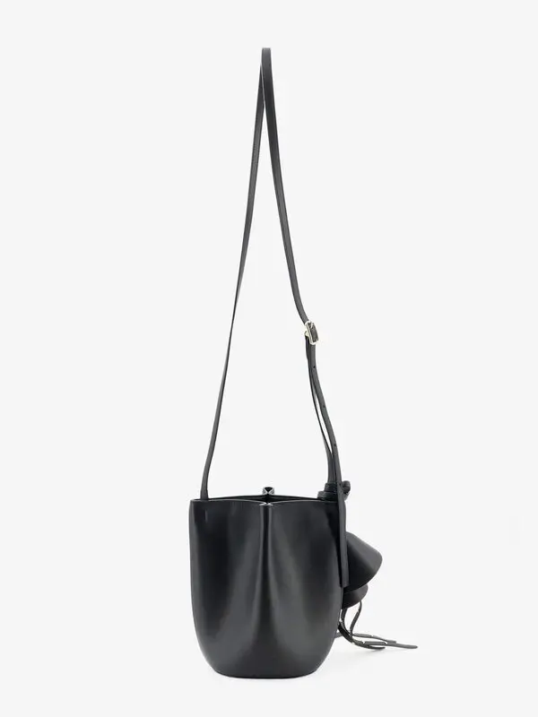 Givenchy Nano Snap Leather Crossbody Bag - Black