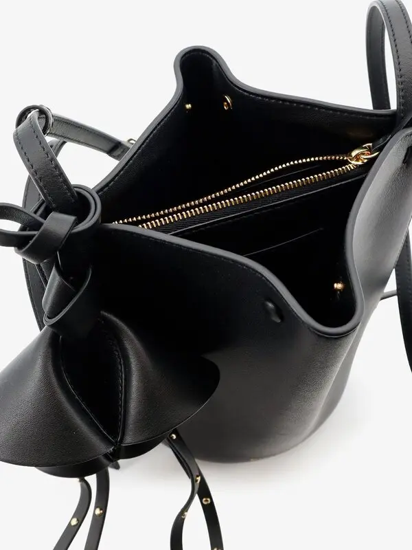Givenchy Nano Snap Leather Crossbody Bag - Black