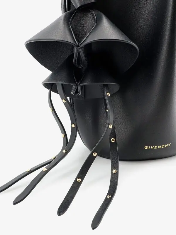 Givenchy Nano Snap Leather Crossbody Bag - Black