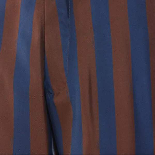 Fendi Pequin Stripes Silk Bermuda
