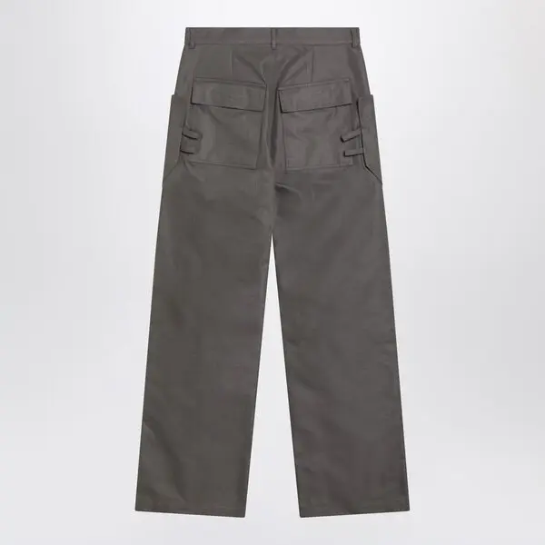 Rick Owens Dust-colored Cotton-blend Trousers