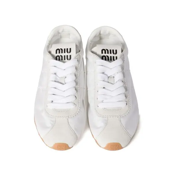 Miu Miu Plume Sneakers - White