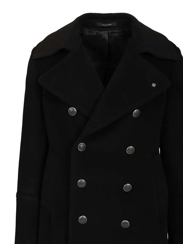 Tagliatore Wool Aviator Coat