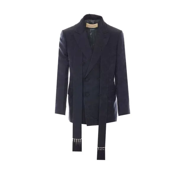 Valentino Garavani Double Breasted Jacket - Blue