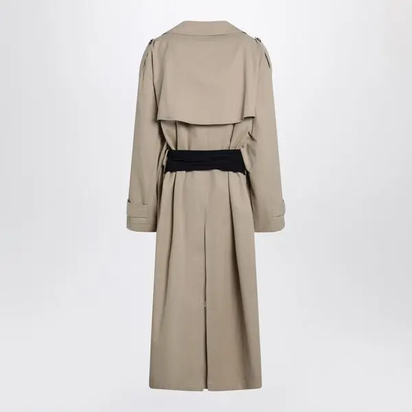 MAISON MARGIELA Cotton Trench Coat - Cream