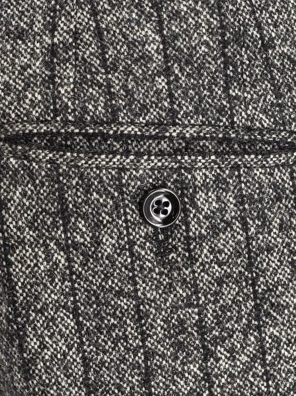 Dolce & Gabbana Striped Wool Blend Trousers