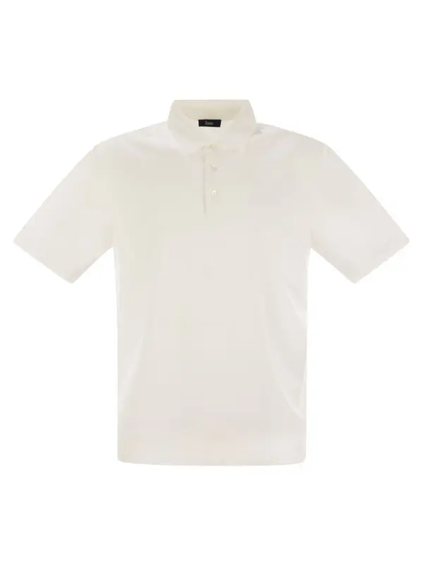 Herno Cotton Jersey Polo Shirt