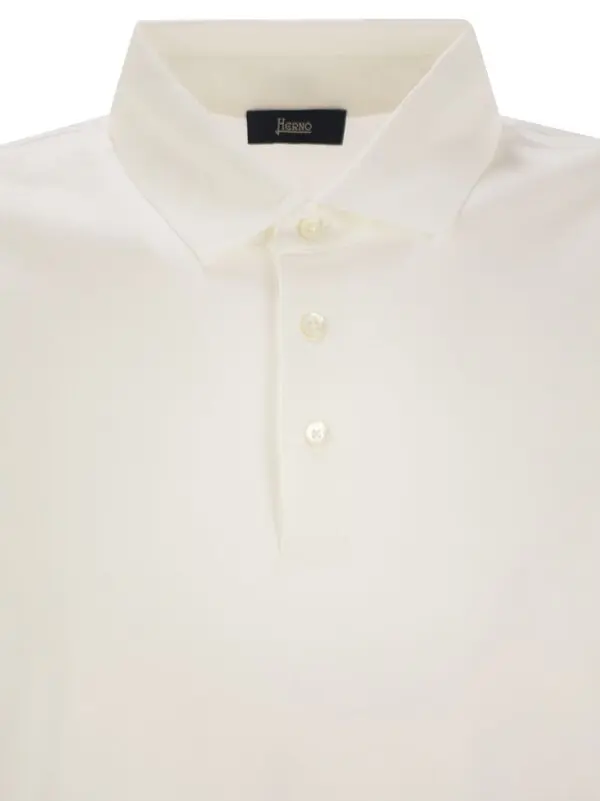 Herno Cotton Jersey Polo Shirt