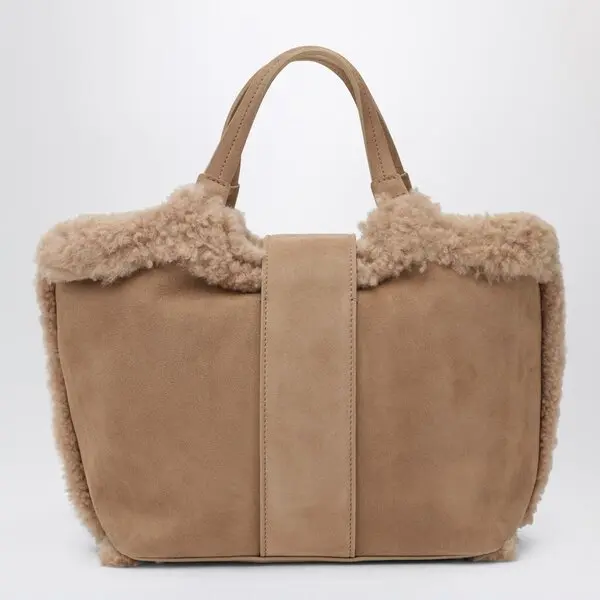 ROGER VIVIER Viv' Choc Mini Leather Shopping Bag