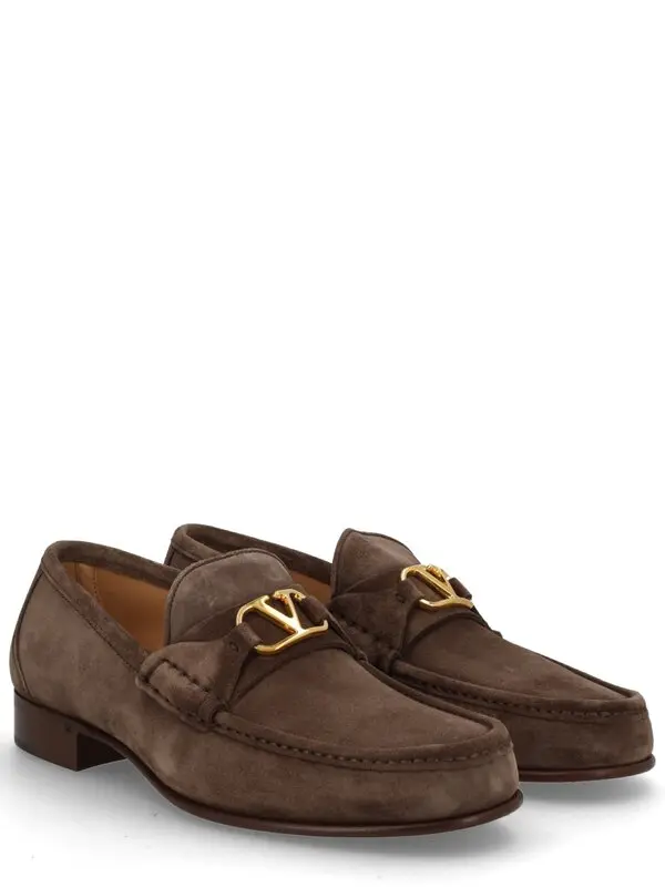Valentino Garavani Mocassino Vlogo Signature - Brown