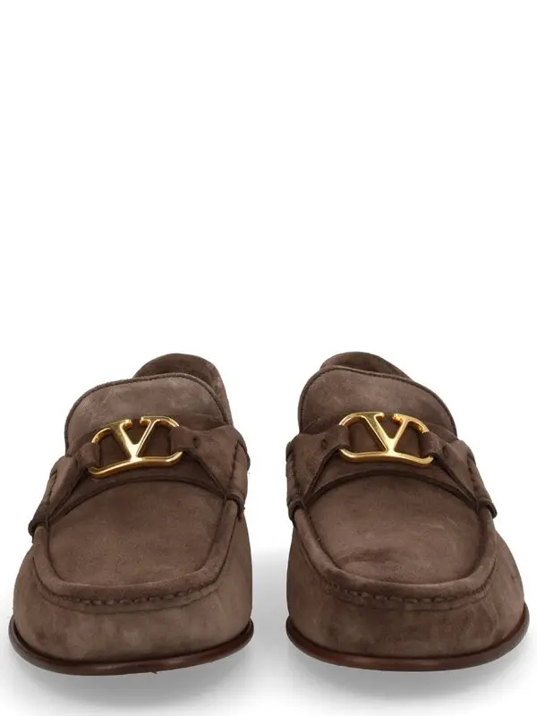 Valentino Garavani Mocassino Vlogo Signature - Brown