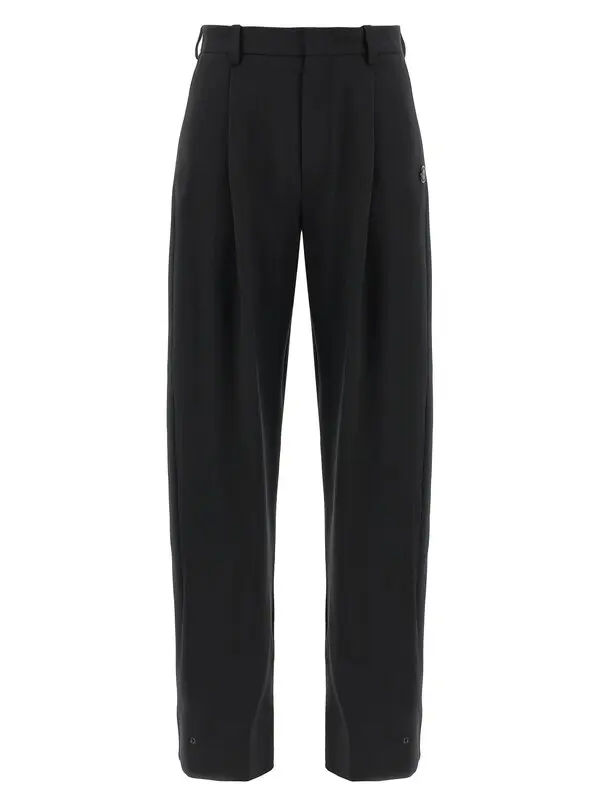 Moncler X Edward Enninful Wool Blend Trousers - Black