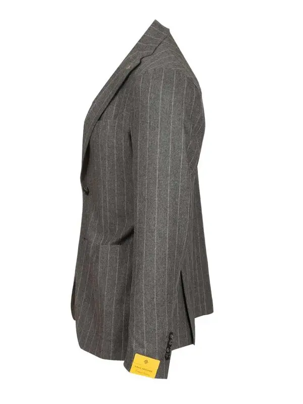 Tagliatore Montecarlo Pinstriped Suit - Gray