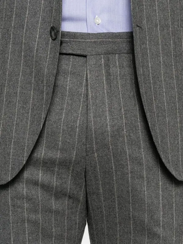 Tagliatore Montecarlo Pinstriped Suit - Gray