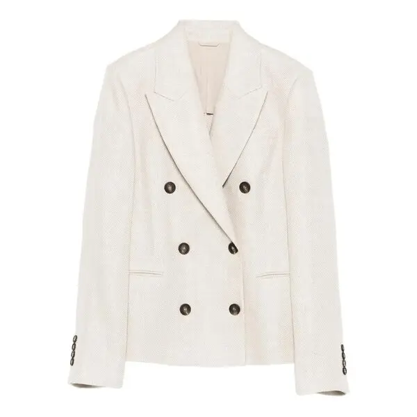 Brunello Cucinelli Neutrals Jackets Blazers