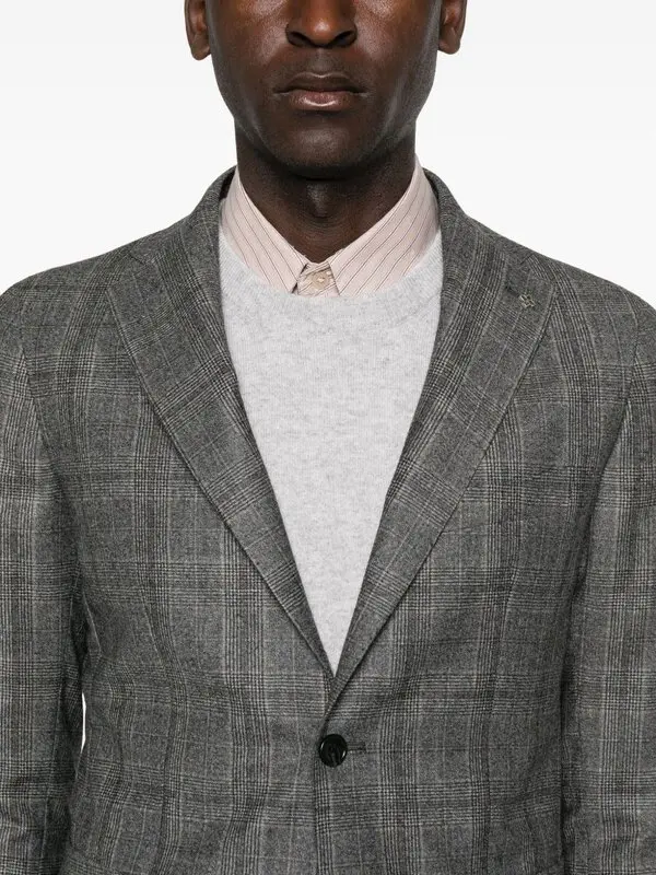 Tagliatore Montecarlo Prince Of Wales Suit I - Gray