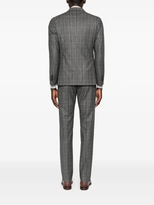 Tagliatore Montecarlo Prince Of Wales Suit I - Gray