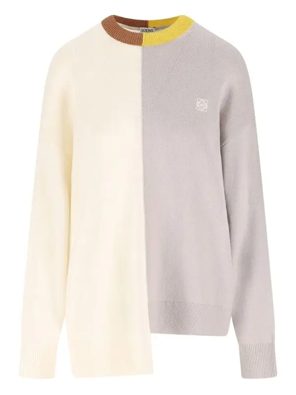 Loewe Wool Asymmetric Sweater - Multicolor